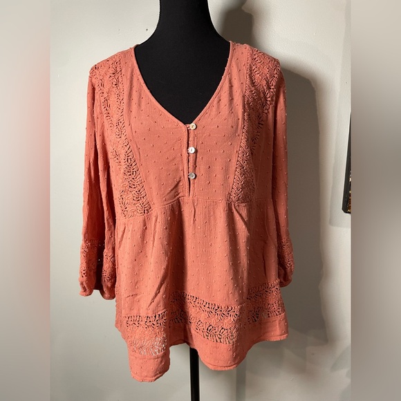 Pale Sky | Tops | Pale Sky Women Blouse Size Xlbq | Poshmark